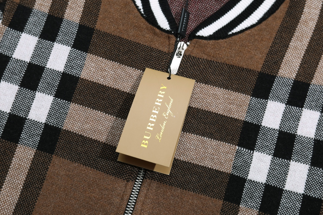 Burberry Vintage Check Bomber Varsity Jacket - Hollo