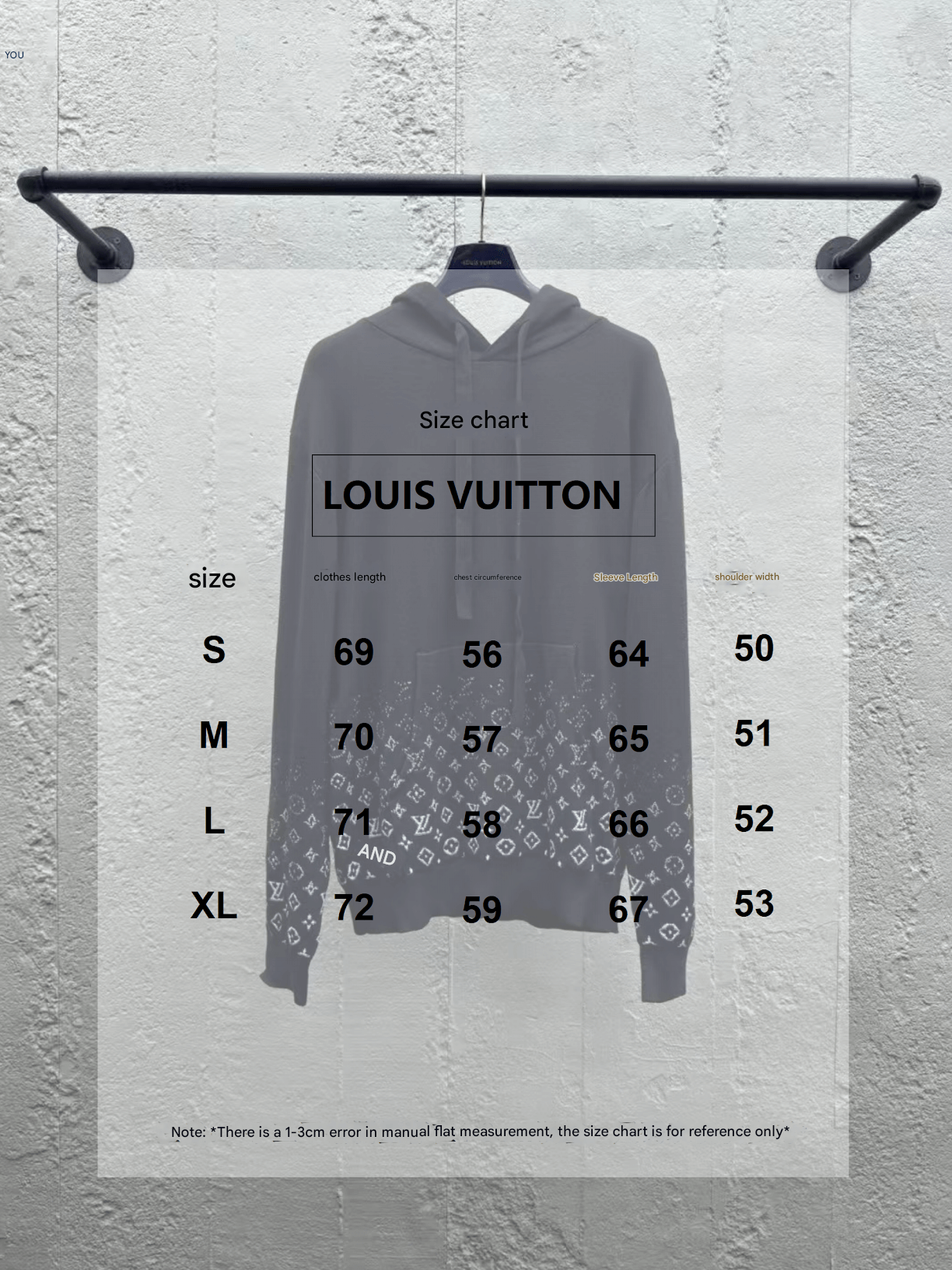 Louis Vuitton LV Black Monogram Gradient Cotton Hoodie - Hollo