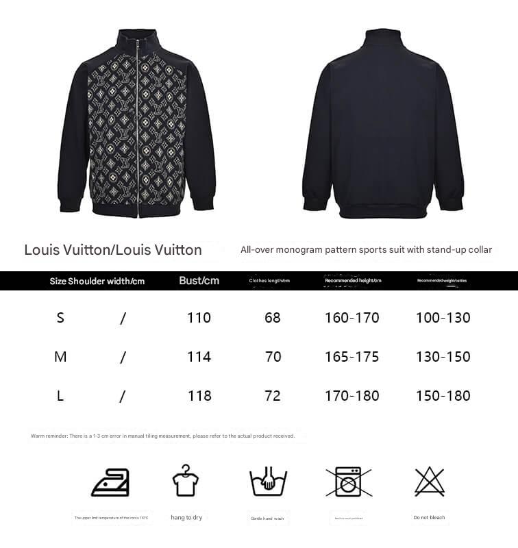 Louis Vuitton LV Navy Blue Technical Cotton Zipped Track Top - Hollo