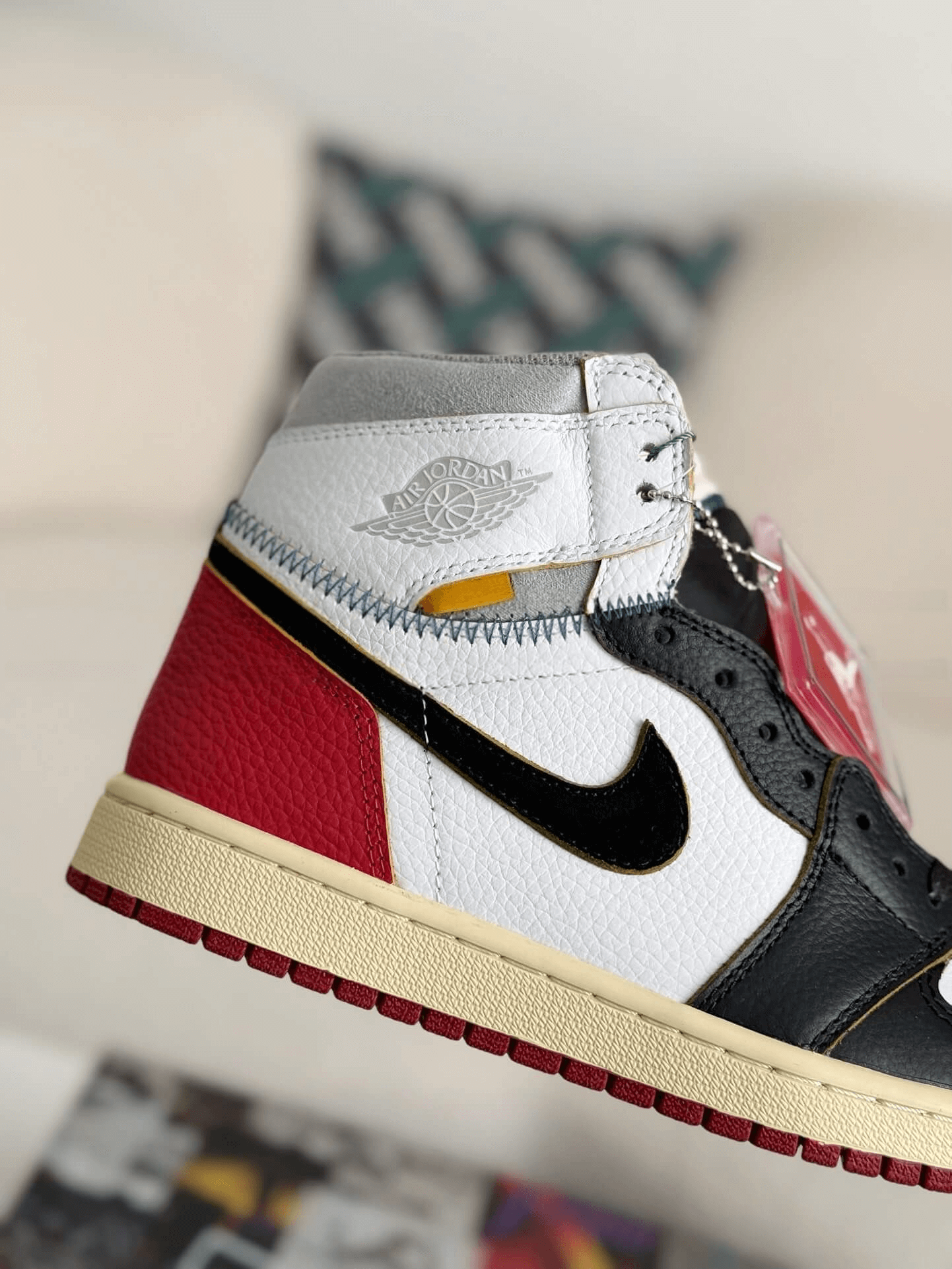 Union LA x Air Jordan 1 Retro High NRG ‘Black Toe’ Sneaker - Hollo